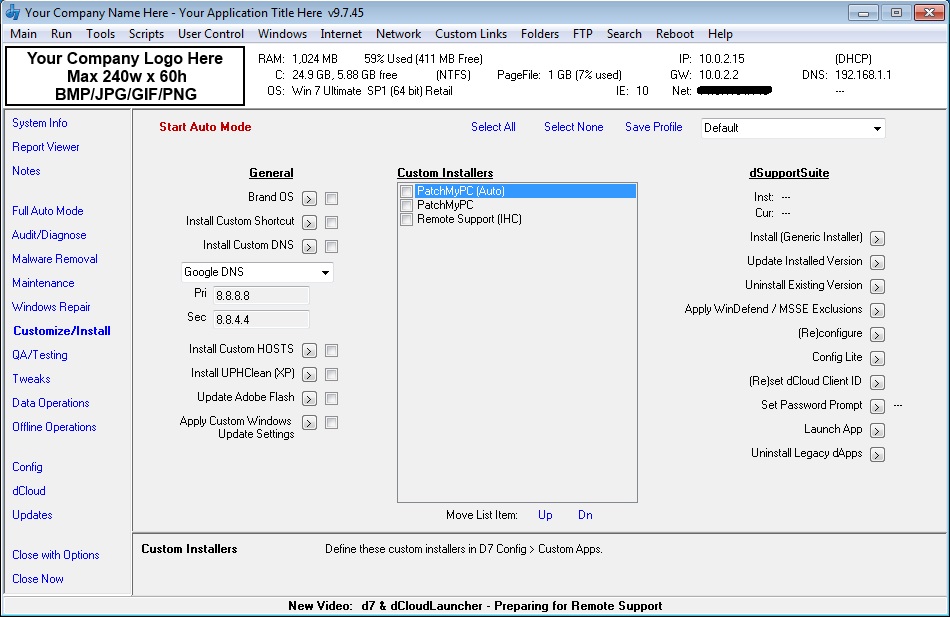 Customize / Install – d7xTech.com (formerly Foolish IT)