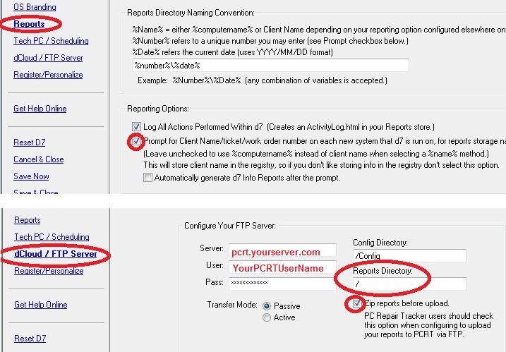 Config for usage with PC Repair Tracker – d7xTech.com (formerly Foolish IT)