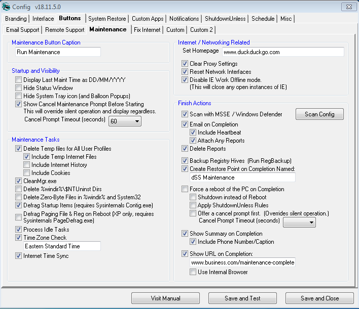 Maintenance Button – d7xTech.com (formerly Foolish IT)